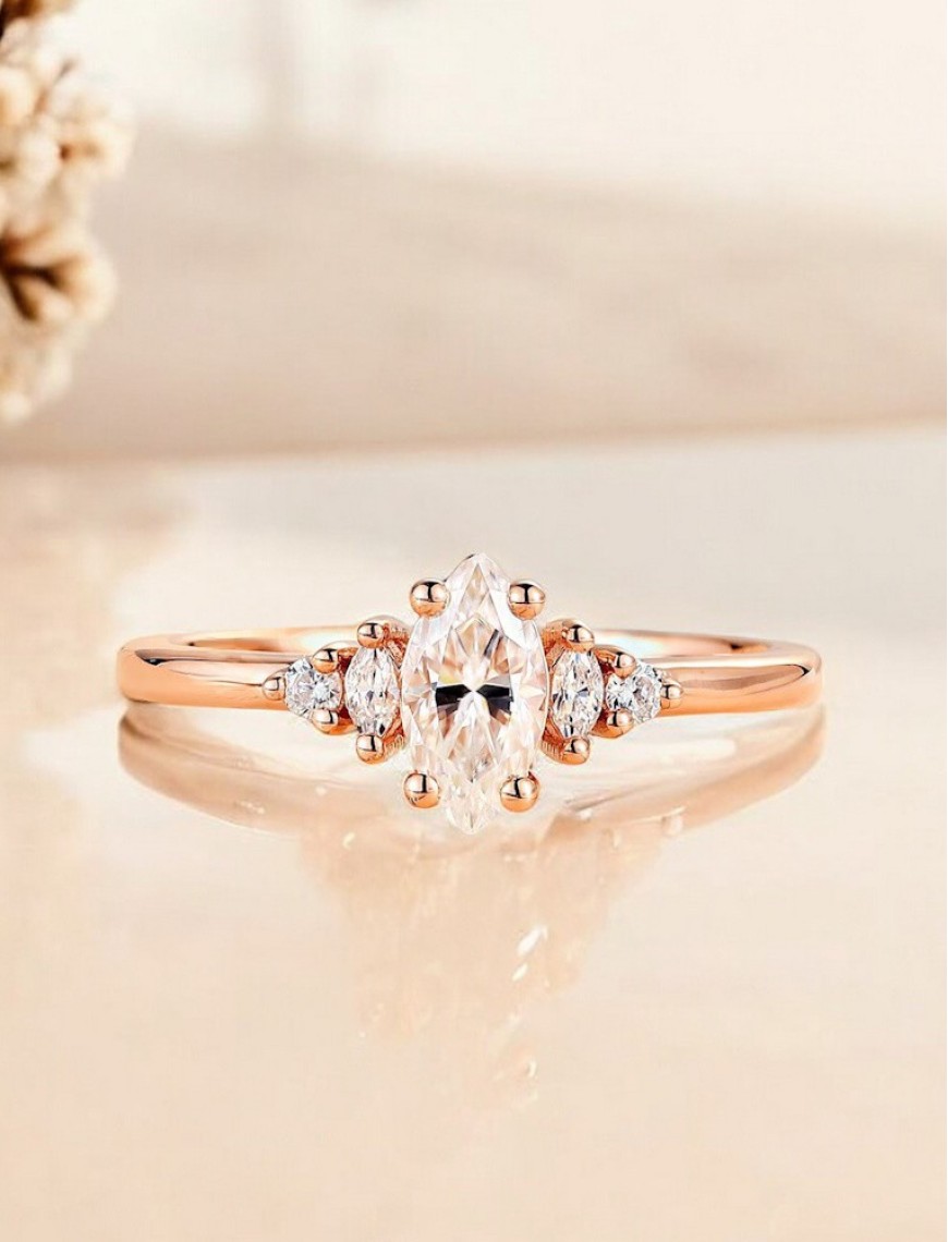 Sertifikalı Markiz Pırlanta Özel Tasarım Yüzük | MY DIAMOND