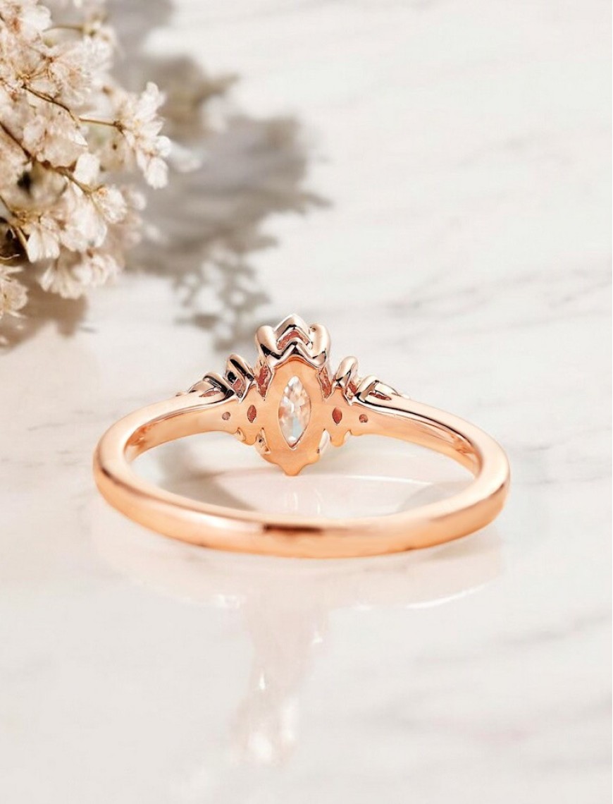 Sertifikalı Markiz Pırlanta Özel Tasarım Yüzük | MY DIAMOND